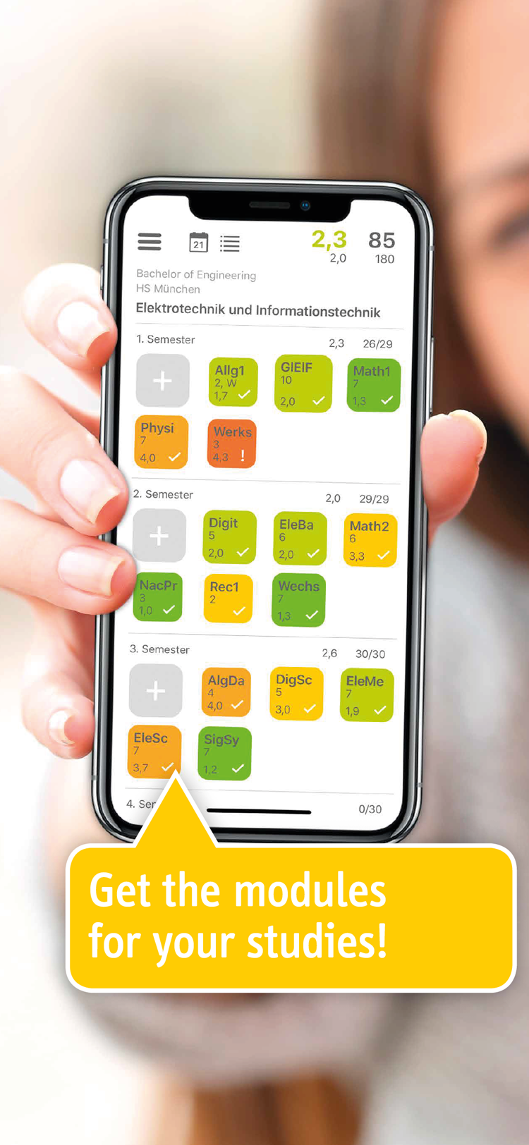 Keep track of your studies and discover master degree options!